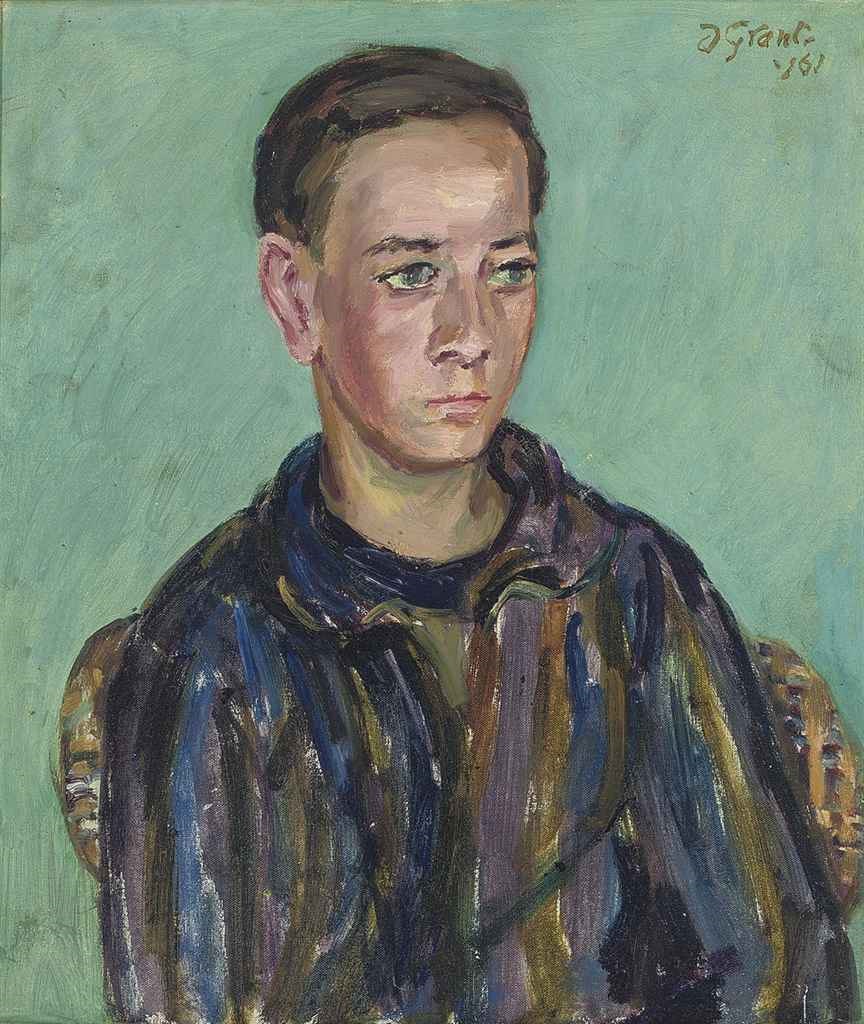 Duncan Grant (1885-1978) , Portrait of a young man | Christie's