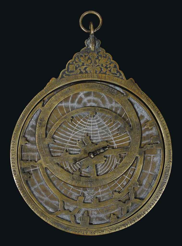 An Indian astrolabe inscribed in sanskrit , LATE 19TH CENTURY | Christie's