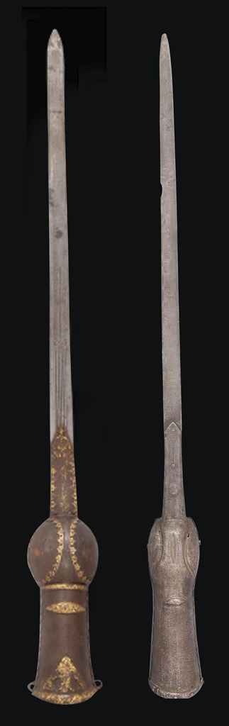 TWO ELEPHANT GAUNTLET SWORDS ( PATAS ) , INDIA, 18TH CENTURY | Christie's