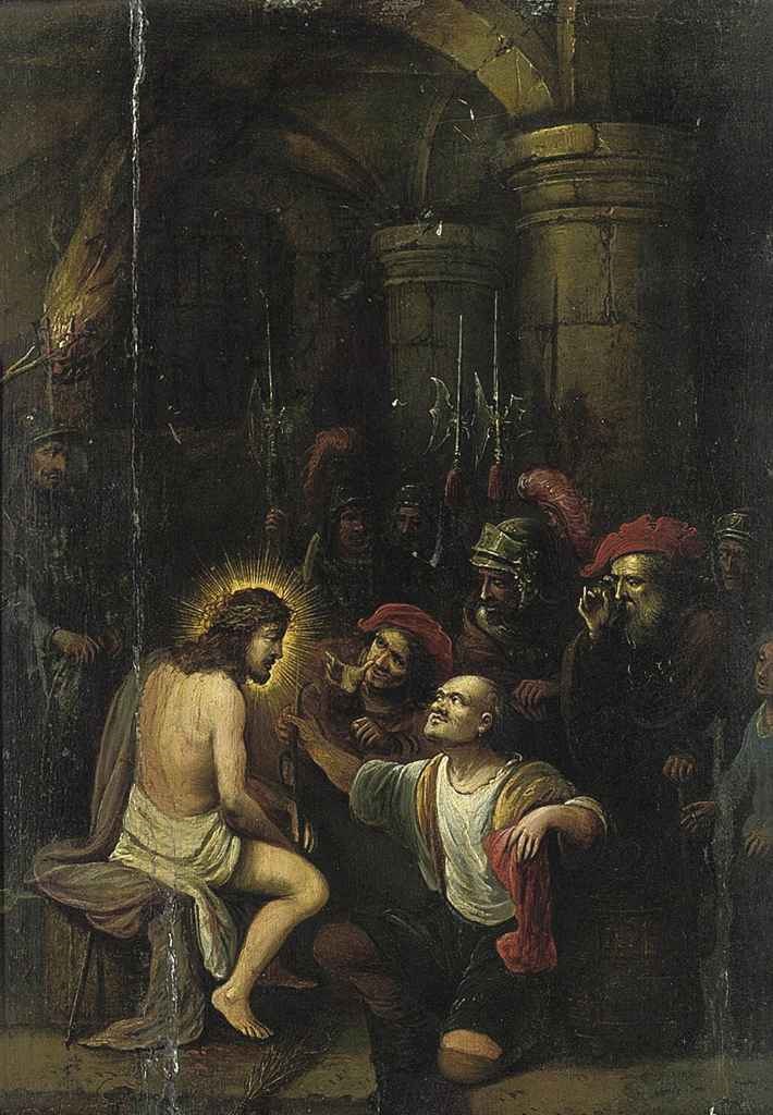 Frans Francken II and Studio (Antwerp 1581-1642) , The Mocking of ...