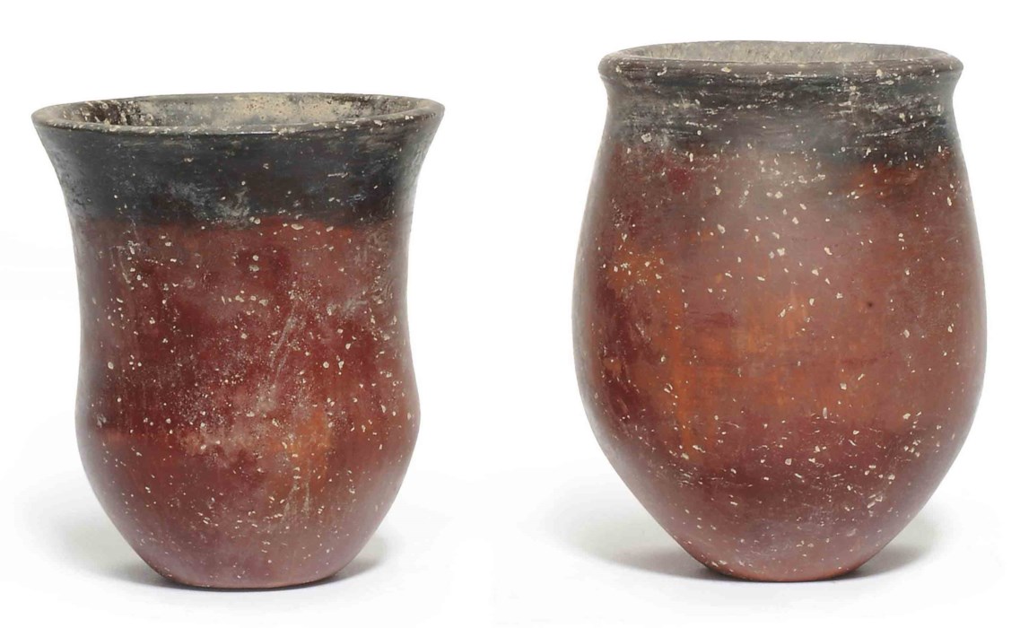 AN EGYPTIAN BLACK-TOPPED REDWARE JAR , PREDYNASTIC, NAQADA I-II, CIRCA ...