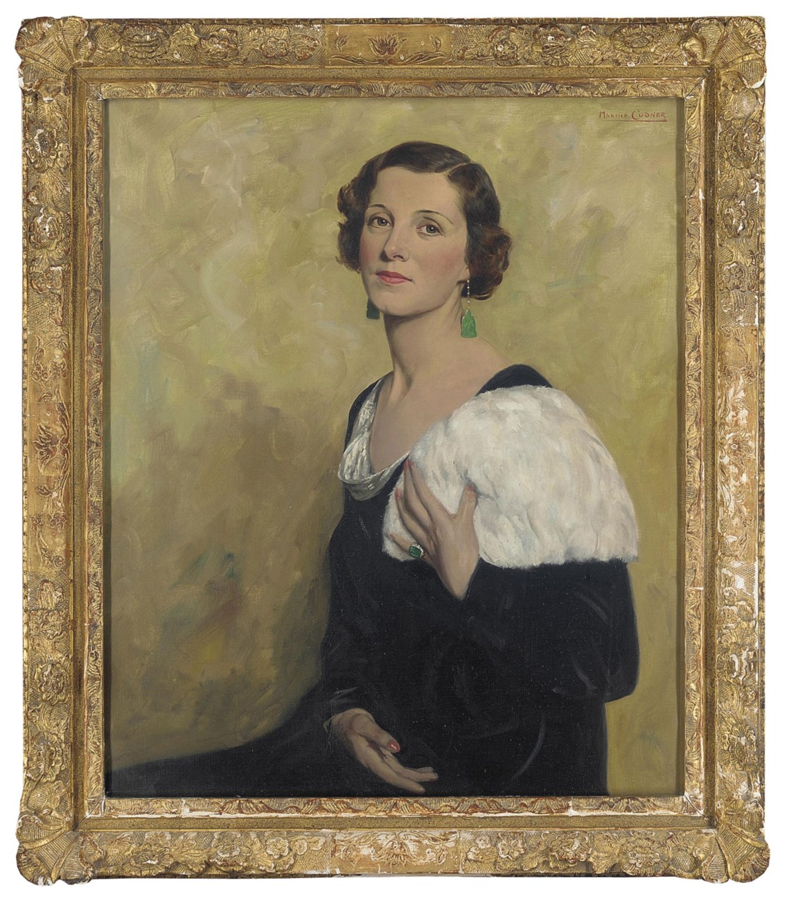 Maurice Codner (1888-1958) , Portrait of Mrs. Dorothy Martin, half ...