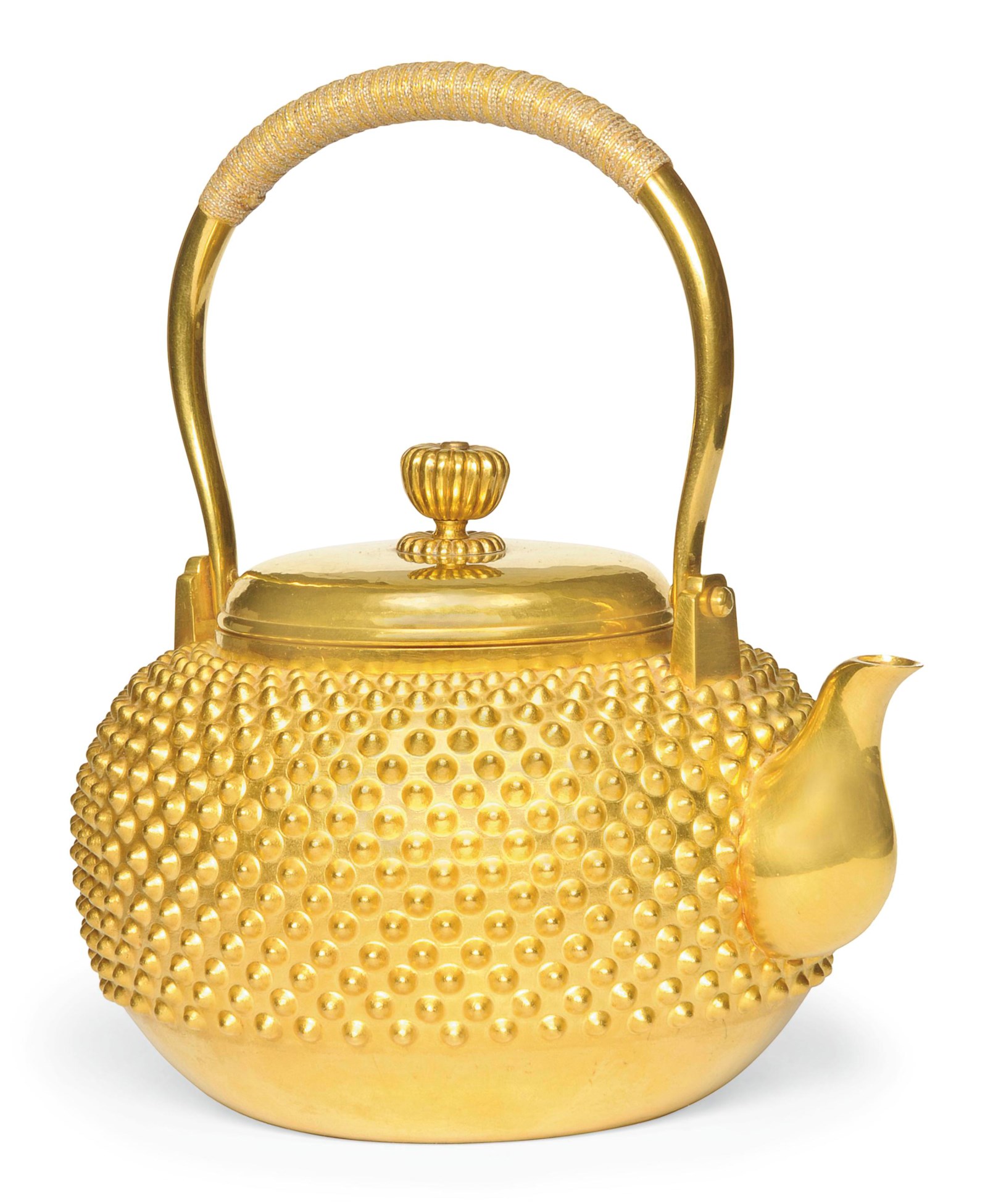 An Imperial Presentation Gold Kettle , STAMPED JUNKIN [PURE GOLD ...