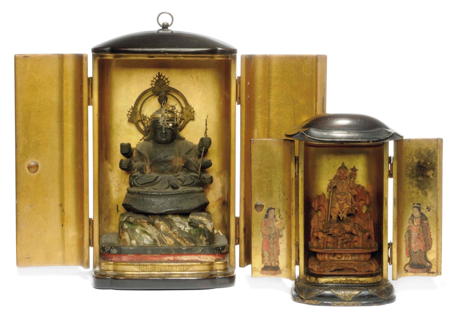 Two Zushi [Portable Shrine] , EDO PERIOD (17TH-18TH CENTURY) | Christie's