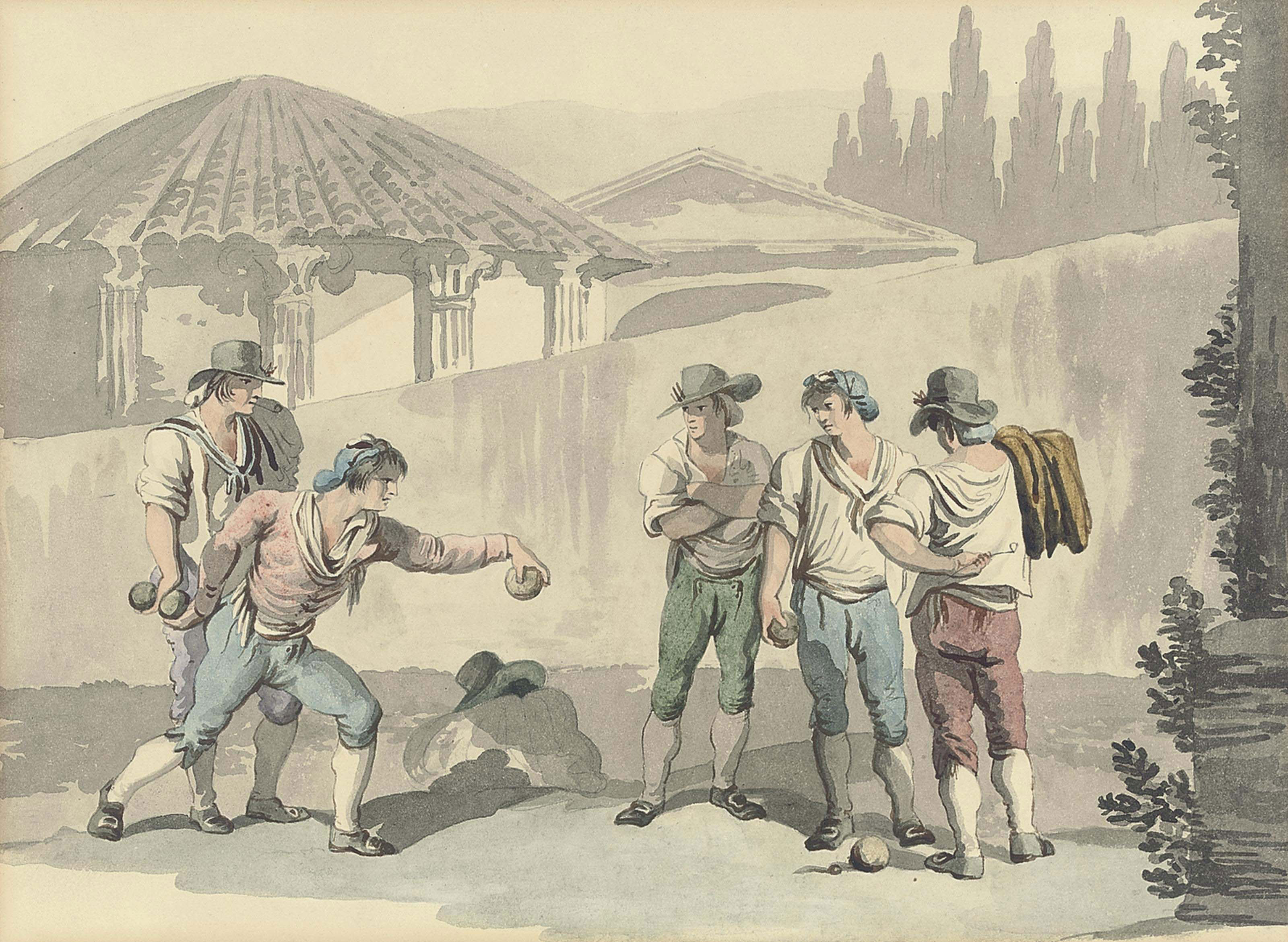 Attributed to Bartolomeo Pinelli (Rome 1781-1835)