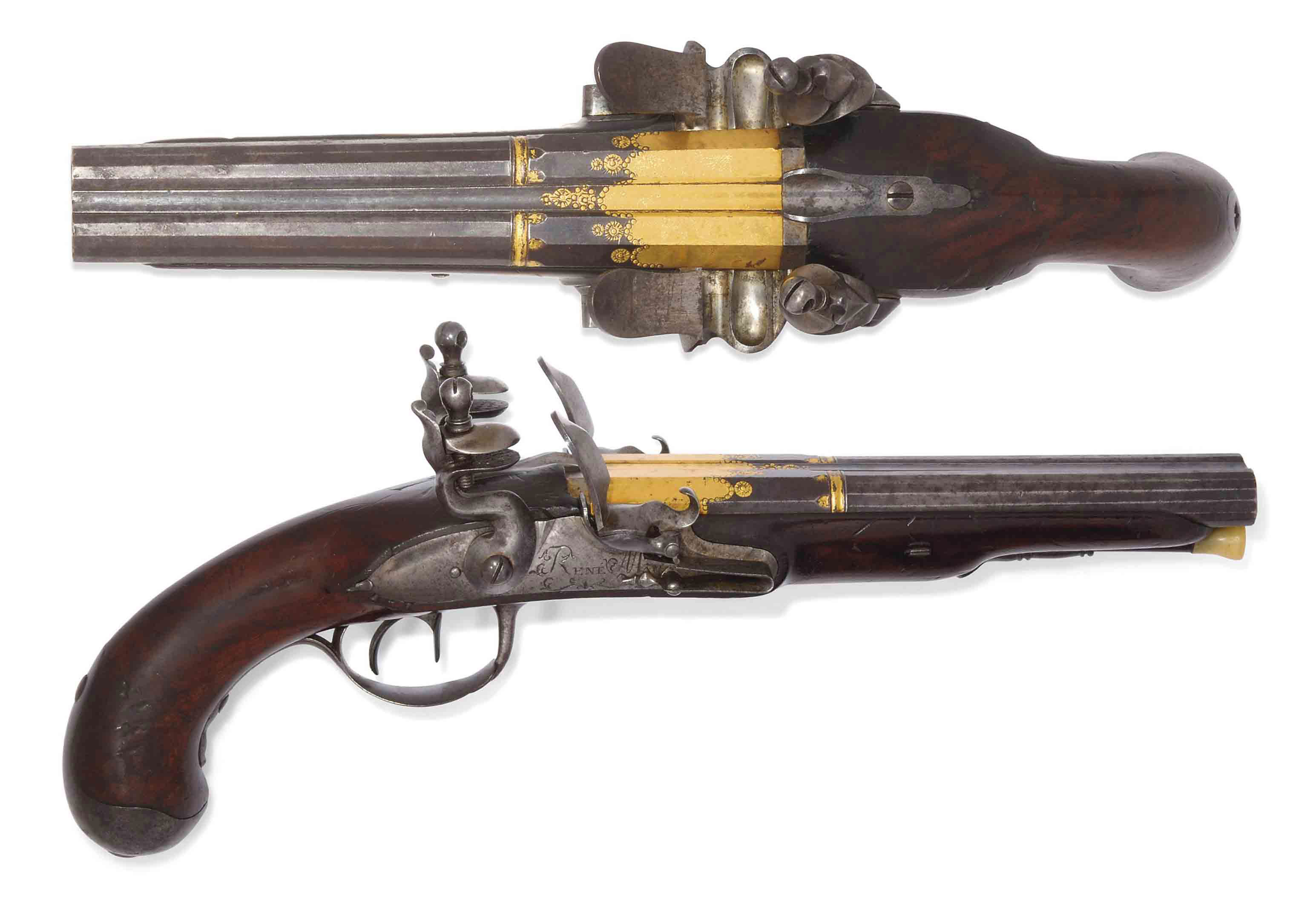Double Barrel Flintlock