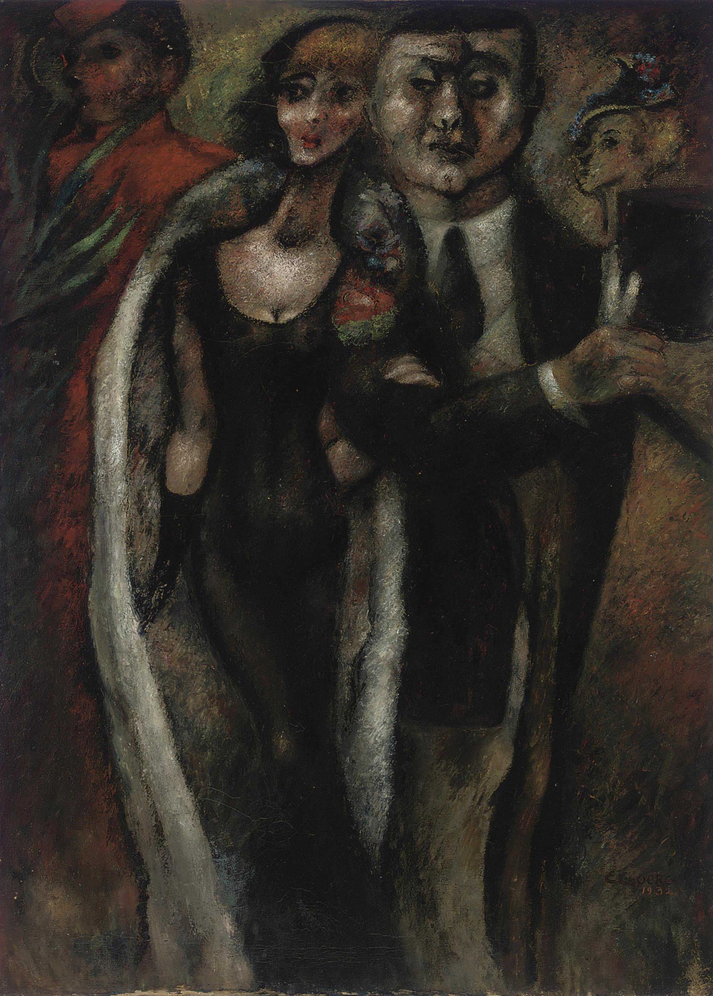 Édouard Joseph Goerg (1893-1969) , Portrait de Monsieur et Madame ...