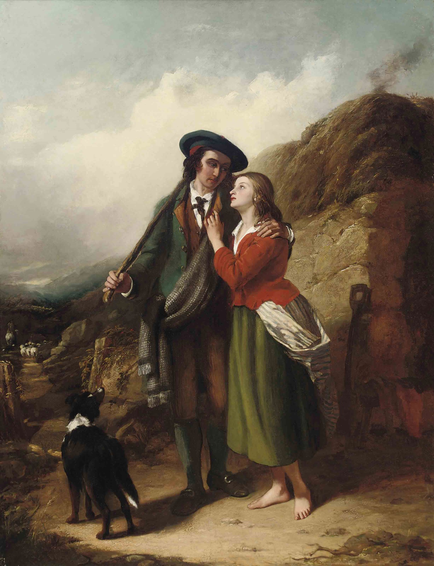 Thomas Brooks (1818-1891) , The shepherd's sweetheart | Christie's