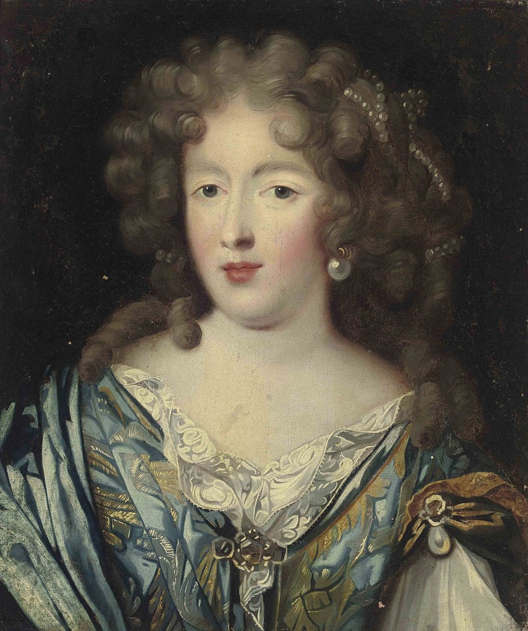 Circle of Pierre Mignard (Troyes 1612-1695 Paris) , Portrait of a lady ...