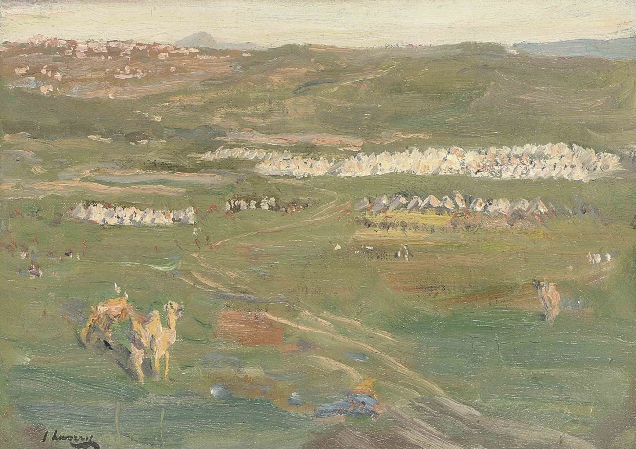 Sir John Lavery, R.H.A., R.A., R.S.A. (1856-1941) , The Sultan's Camp ...