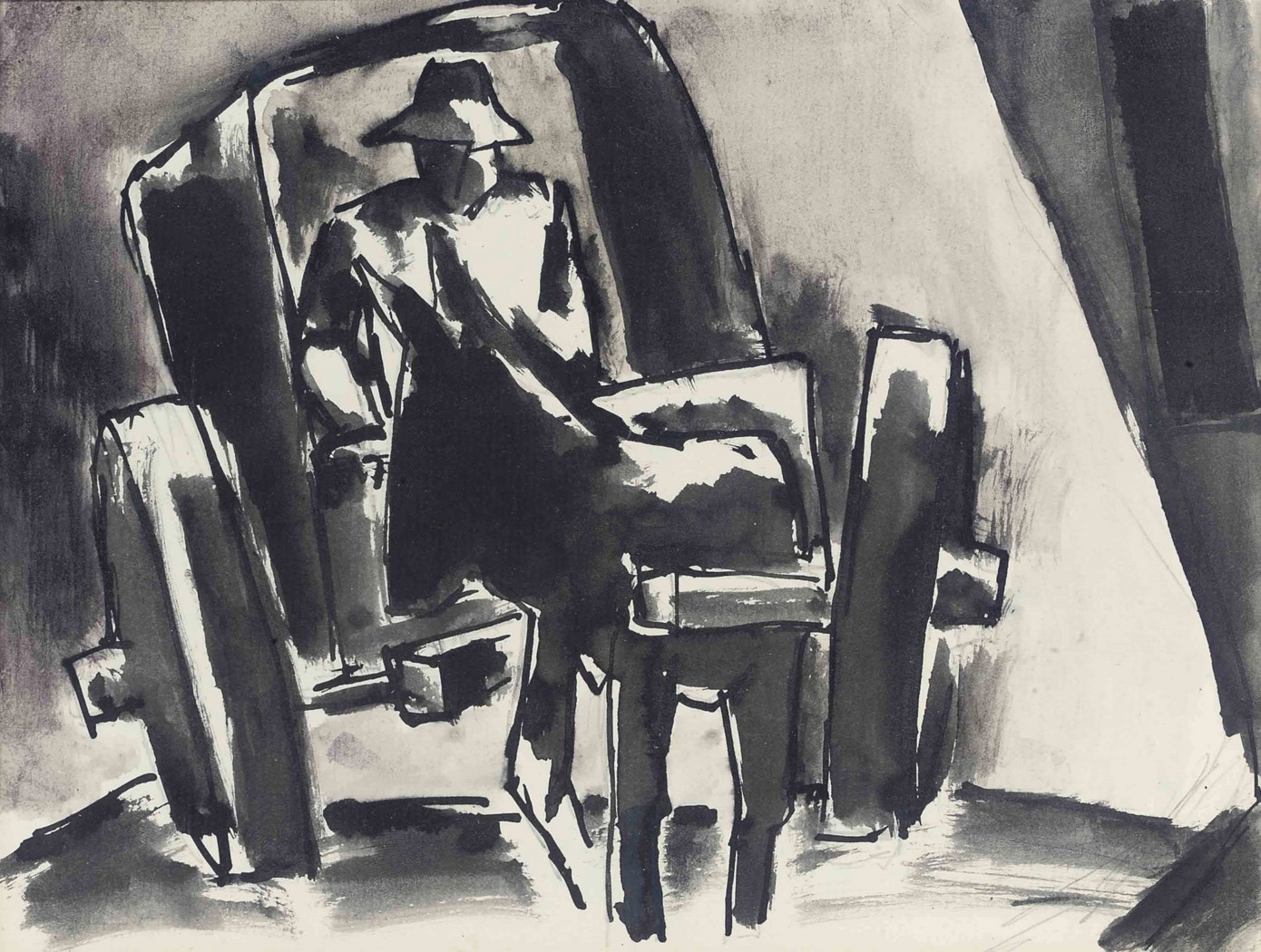 Josef Herman, R.A. (1911-2000) , The Buggy | Christie's