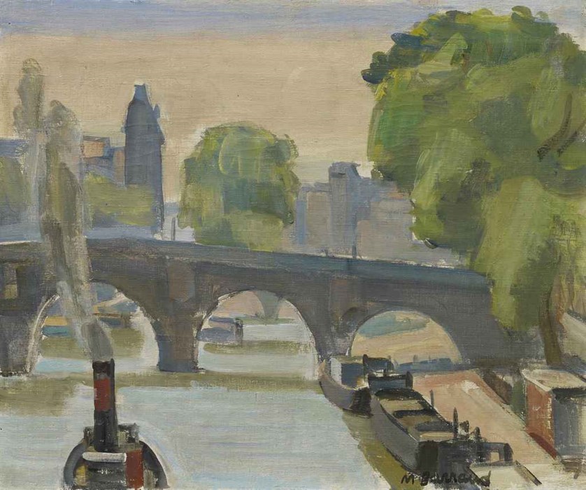 MAURICE BARRAUD (1889-1954) , Seine in Paris mit Pont Neuf | Christie's
