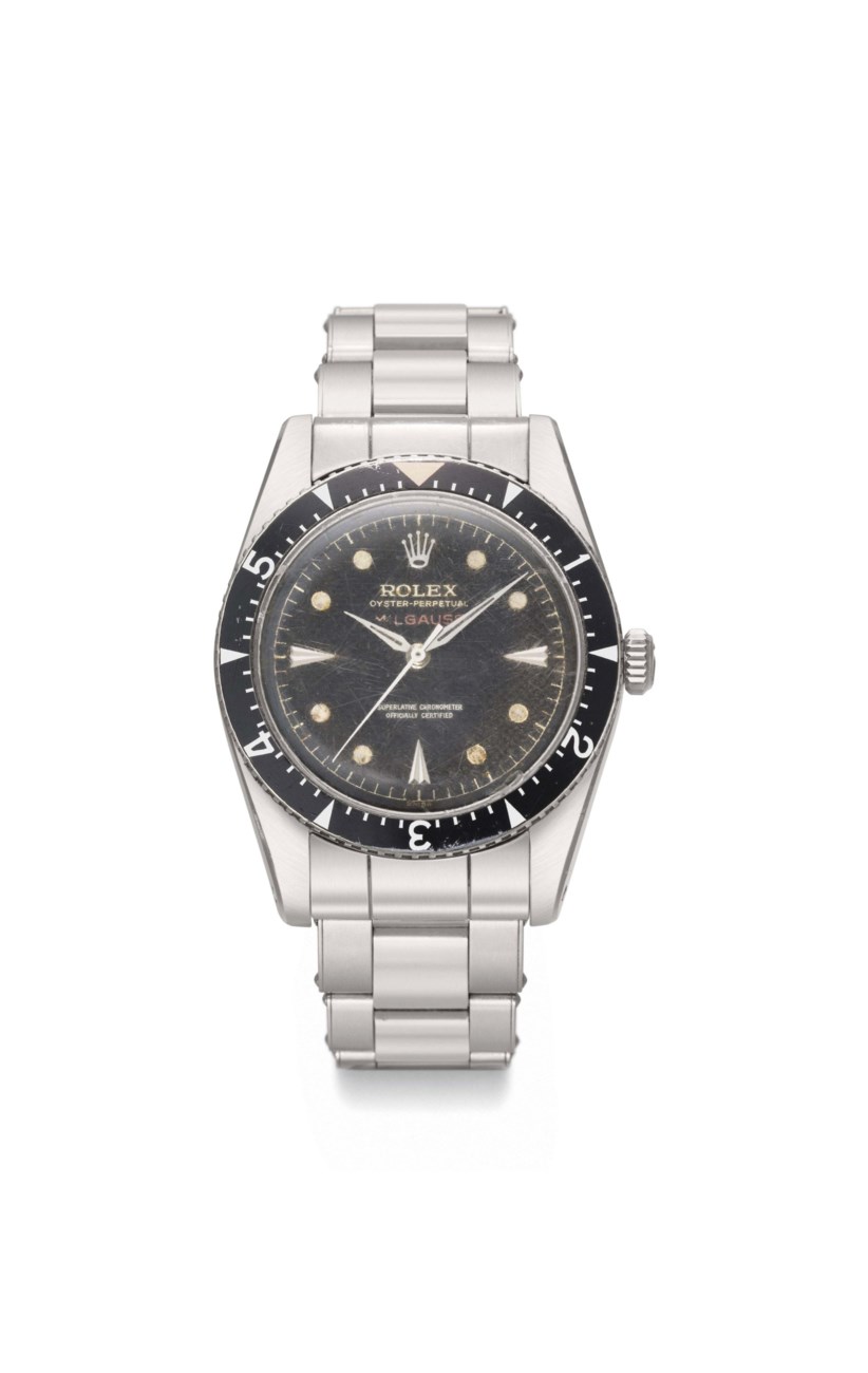 Rolex. A rare stainless steel automatic anti-magnetic wristwatch with ...