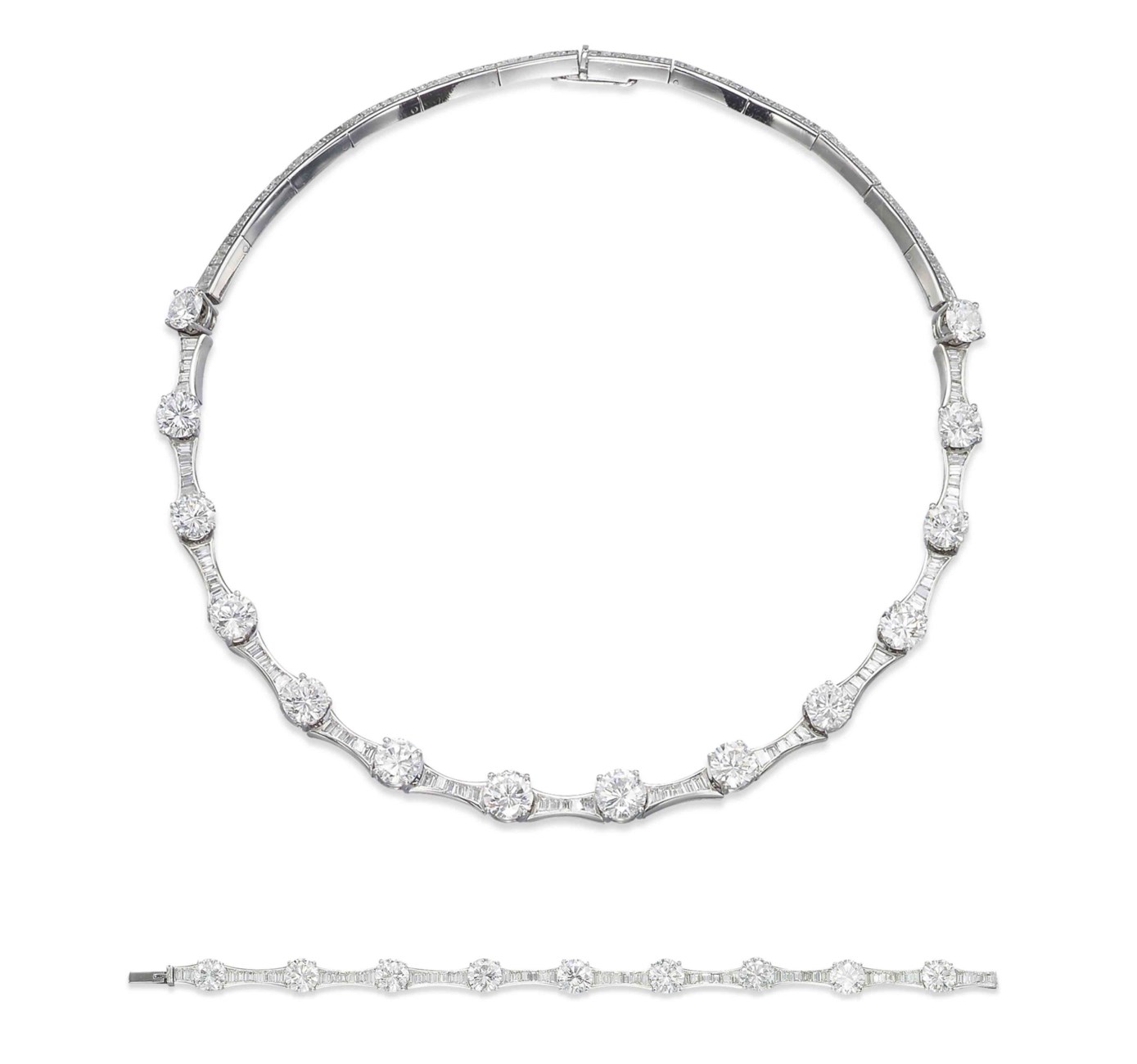 A SET OF DIAMOND JEWELLERY | Christie's