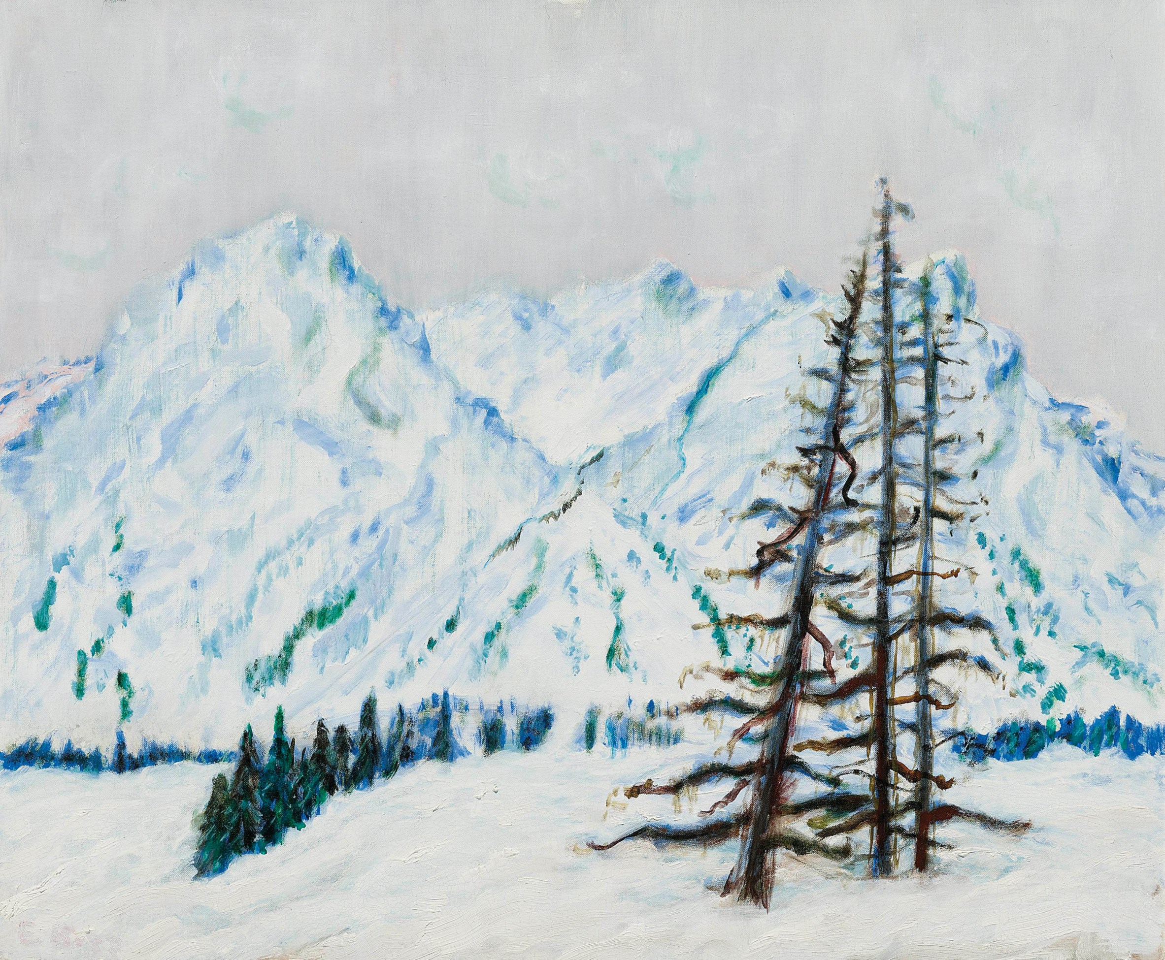 ERNST BEYELER (1921-2010) , Engadiner Winterlandschaft, 1983 | Christie's
