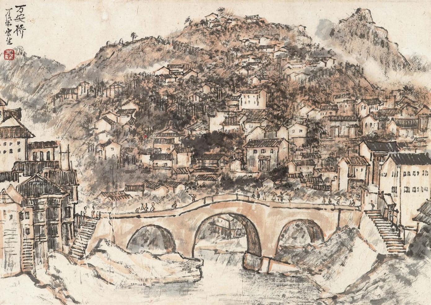 LI KERAN (1907-1989) , Wan'an Bridge | Christie's