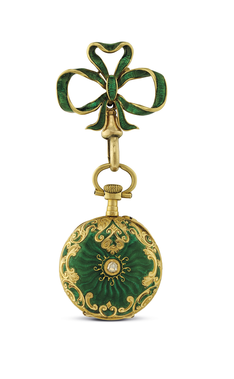 LEO JUVET , FINE PAIR OF SILVER MANUALLY-WOUND POCKET WATCHES WITH ...