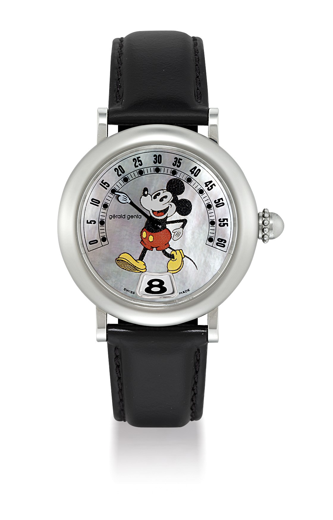 GÉRALD GENTA, MICKEY MOUSE, RETRO, REF. G3632 , STAINLESS STEEL ...