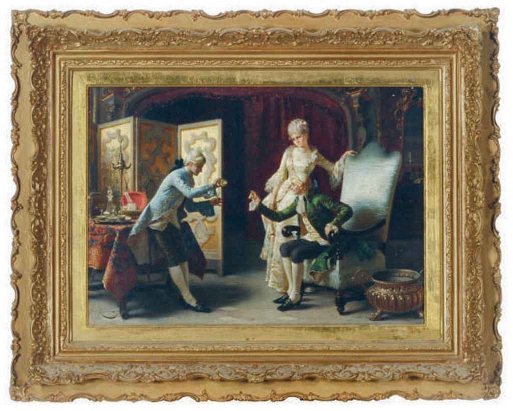 Pio Ricci (ITALIAN, 1850-1919) , An elegant drink | Christie's