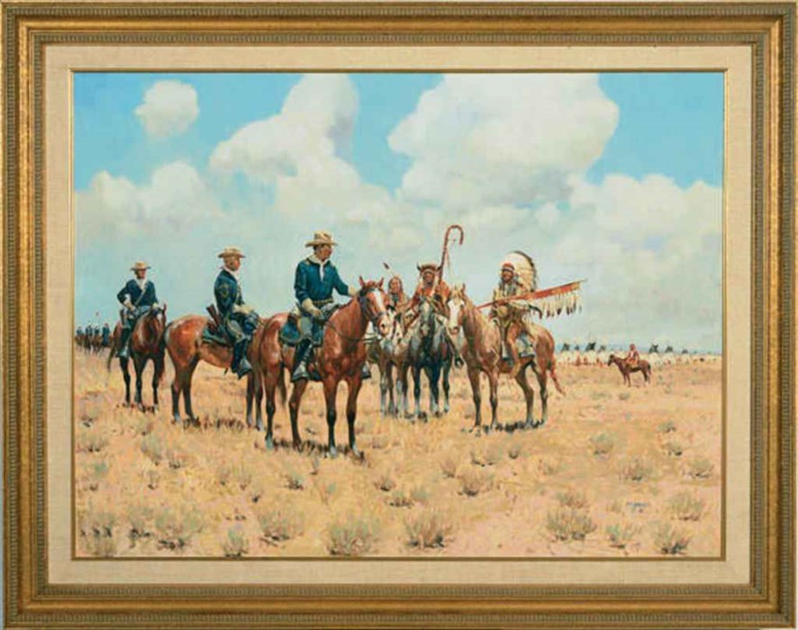 Joe Ferrara (American, 1932-2004) , The meeting | Christie's