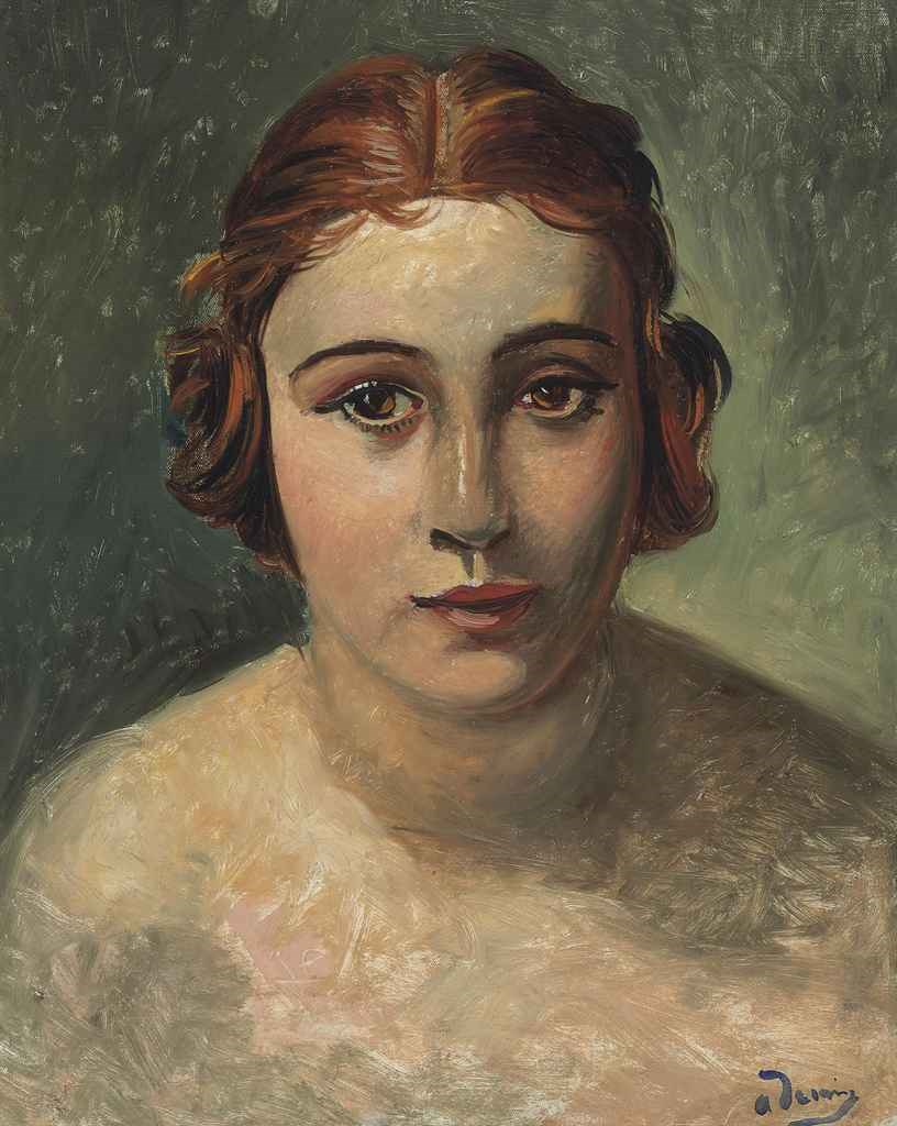 Andre Derain (1880-1954) , Portrait de jeune femme | Christie's