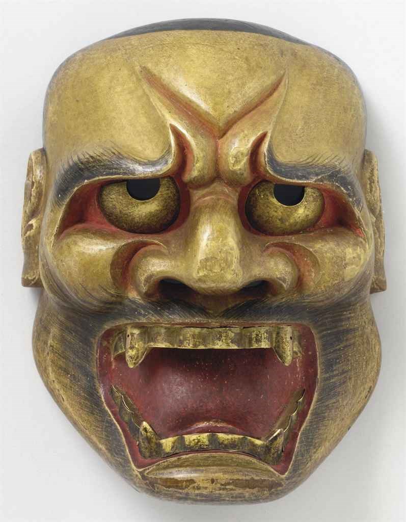 Noh Mask of Shishiguchi , MOMOYAMA-EDO PERIOD (16TH-17TH CENTURY ...
