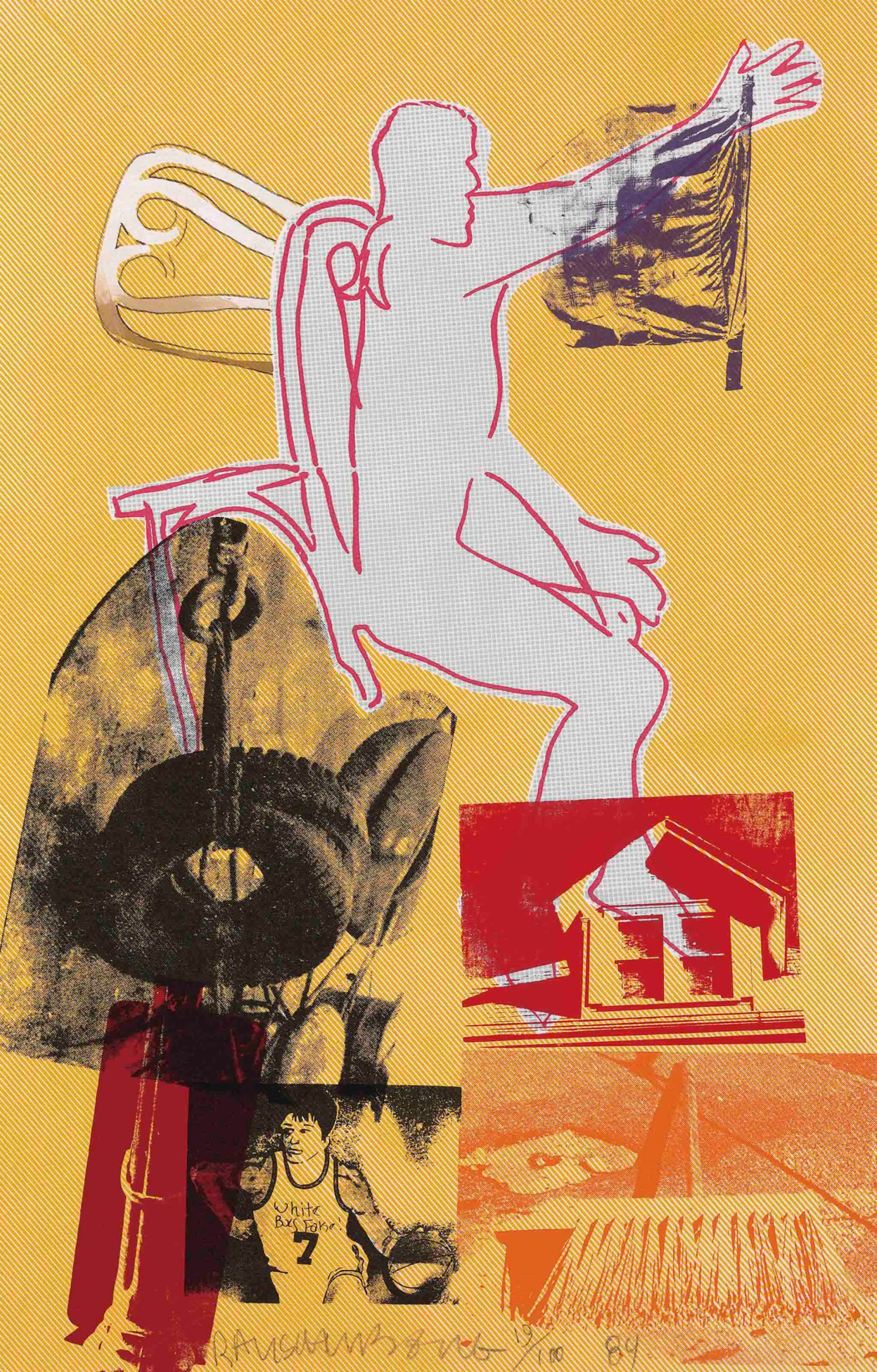 ROBERT RAUSCHENBERG , Portrait of Merce | Christie's