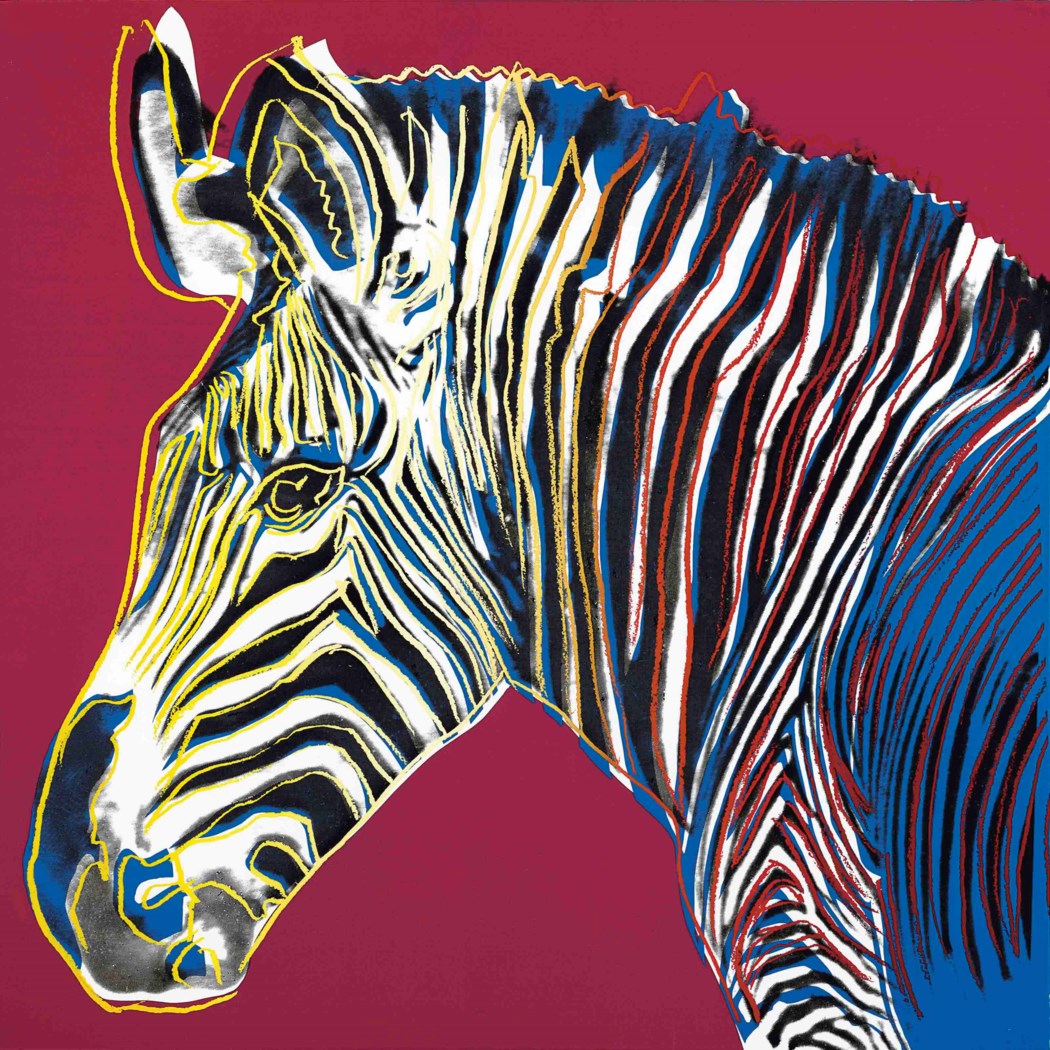 ANDY WARHOL , Grevy's Zebra, from Endangered Species (see F. & S. II ...