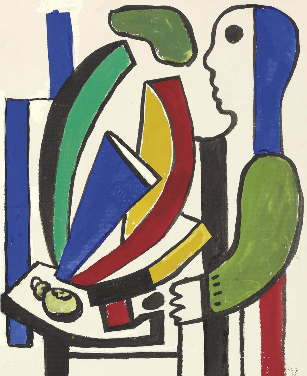 Fernand Leger (1881-1955) , L'homme à la nature morte | Christie's