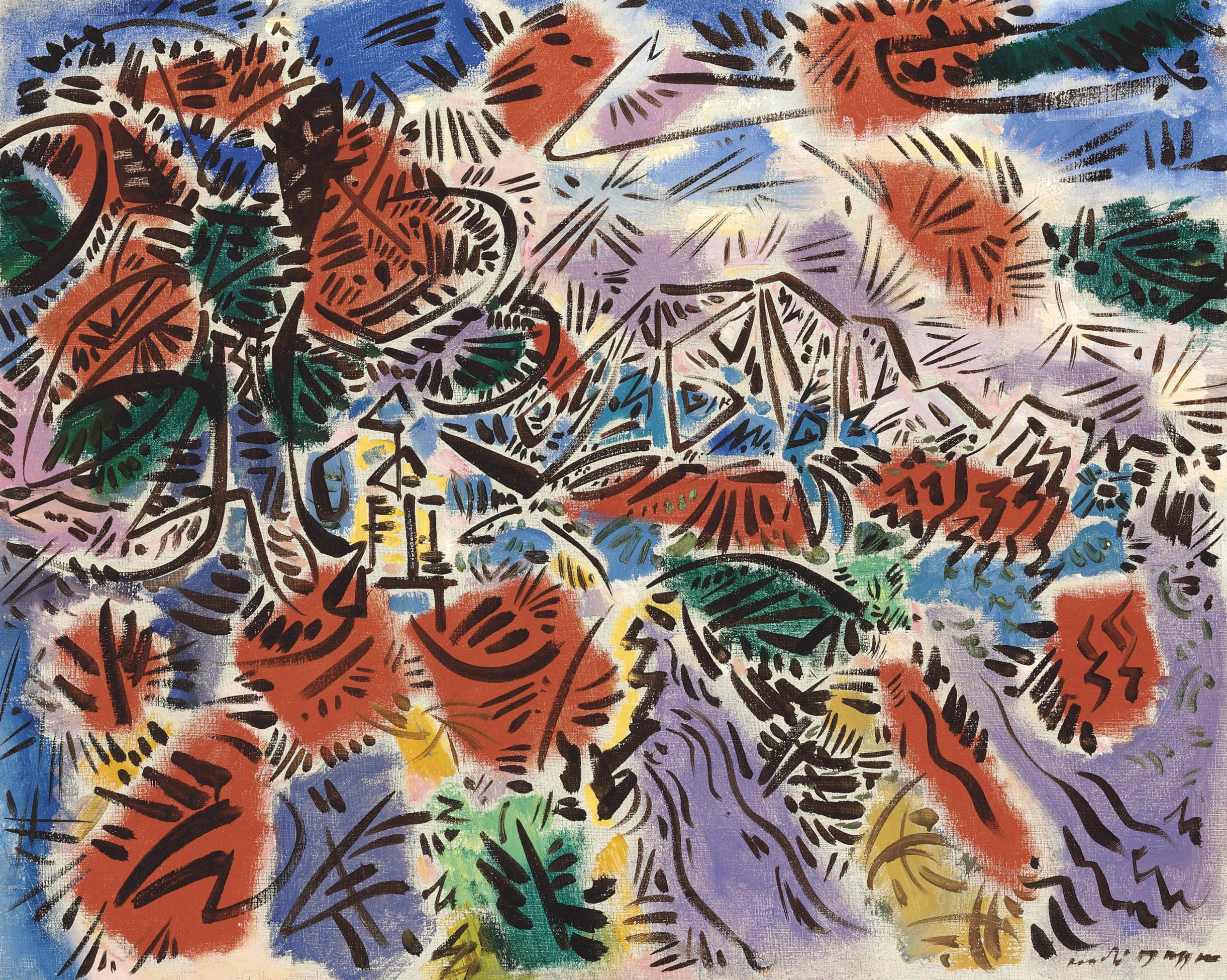 Andre Masson (1896-1987) , La route de Tholonet | Christie's