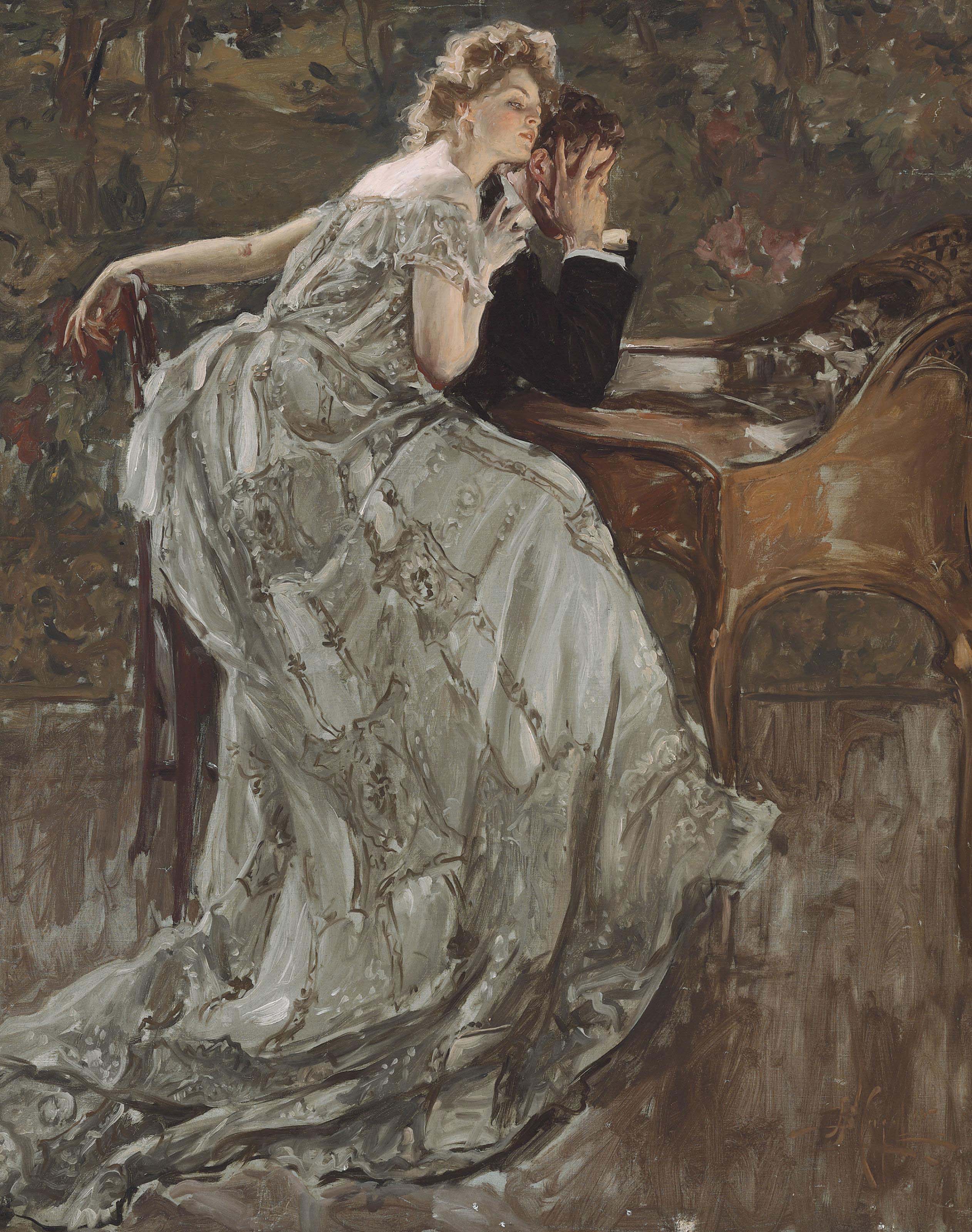 Albert Beck Wenzell (1864-1917) , Where Did I Put the Tickets? | Christie's