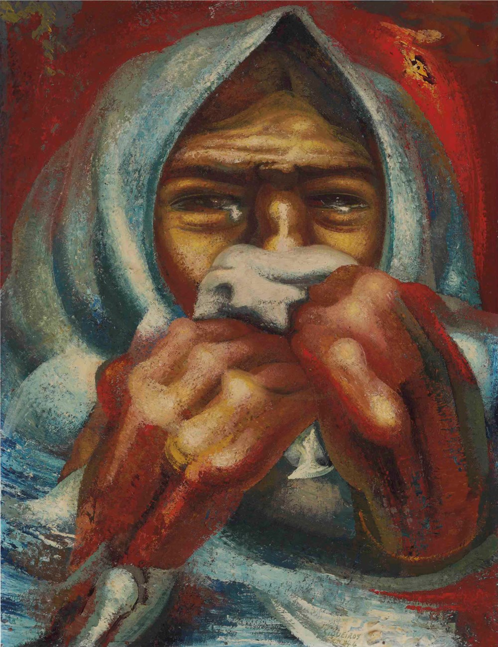 David Alfaro Siqueiros (Mexican 1896-1974) , Mujer llorando | Christie's