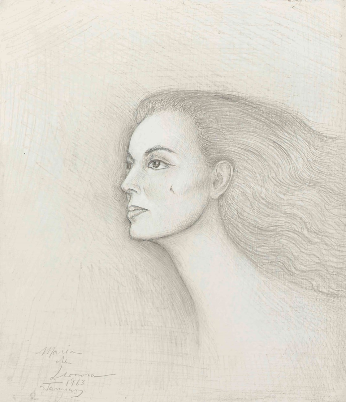 Leonora Carrington (British/Mexican b. 1917) , Portrait of María Félix ...