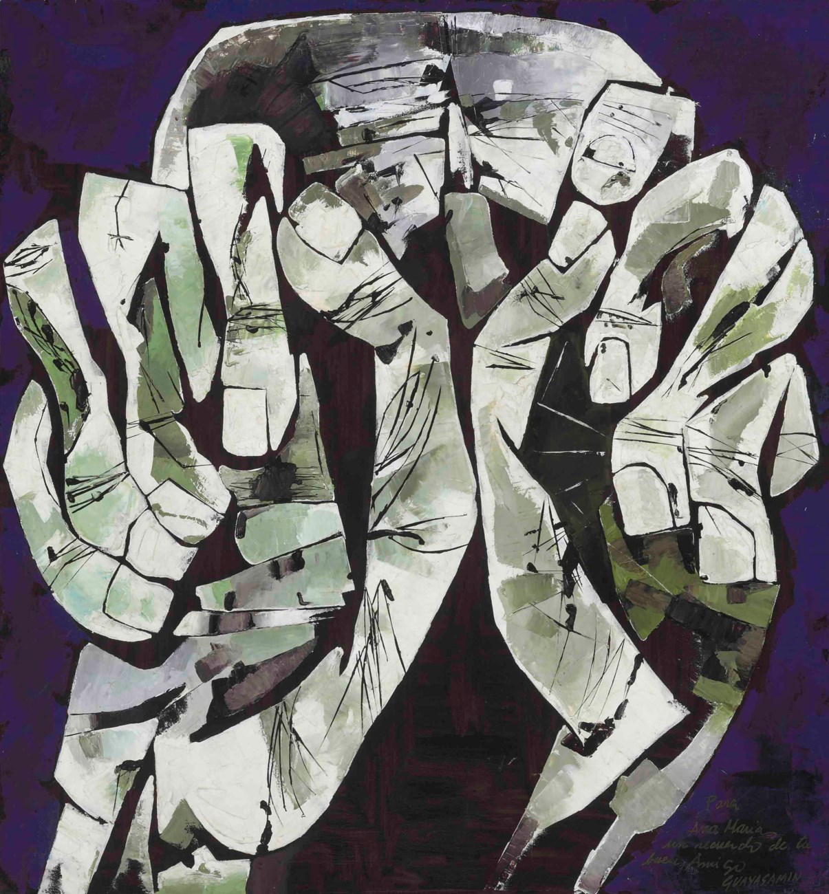 Oswaldo Guayasamín (Ecuadorian 1919-1999) , Manos de lágrimas | Christie's