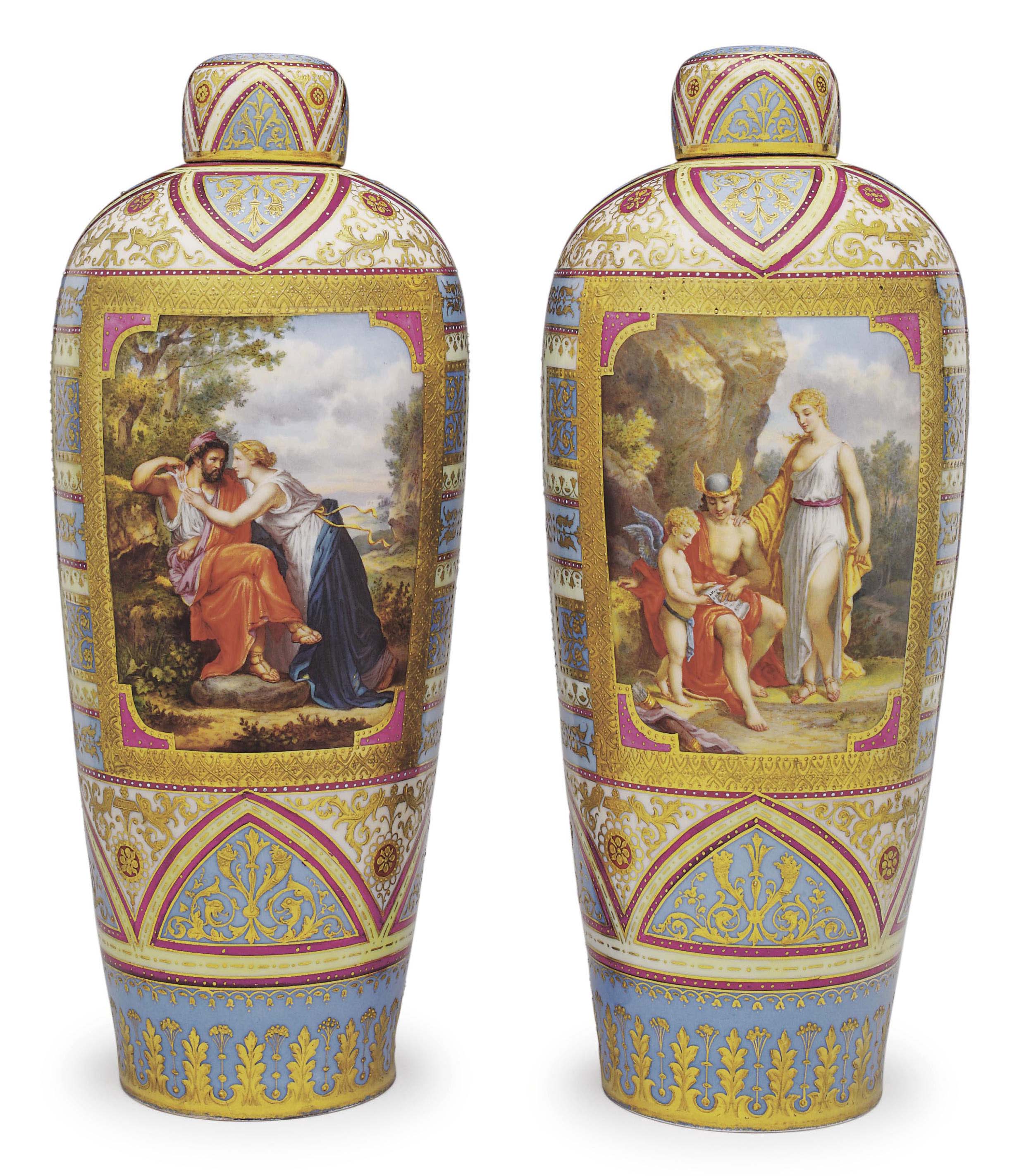 A GERMAN SILVER AND COLORED-GLASS MOUNTED IVORY TANKARD , HANAU, LATE ...