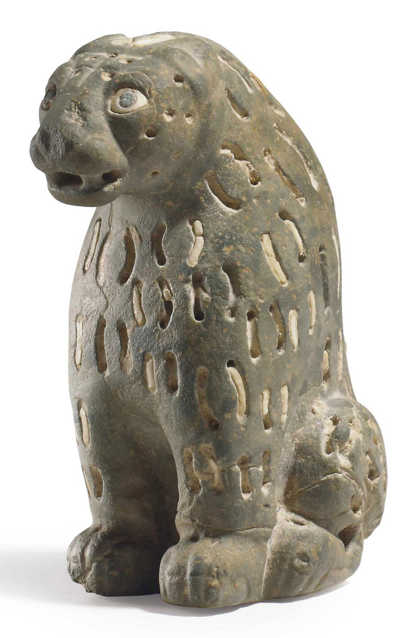 A BACTRIAN STONE RITUAL OBJECT , CIRCA LATE 3RD-EARLY 2ND MILLENNIUM B ...