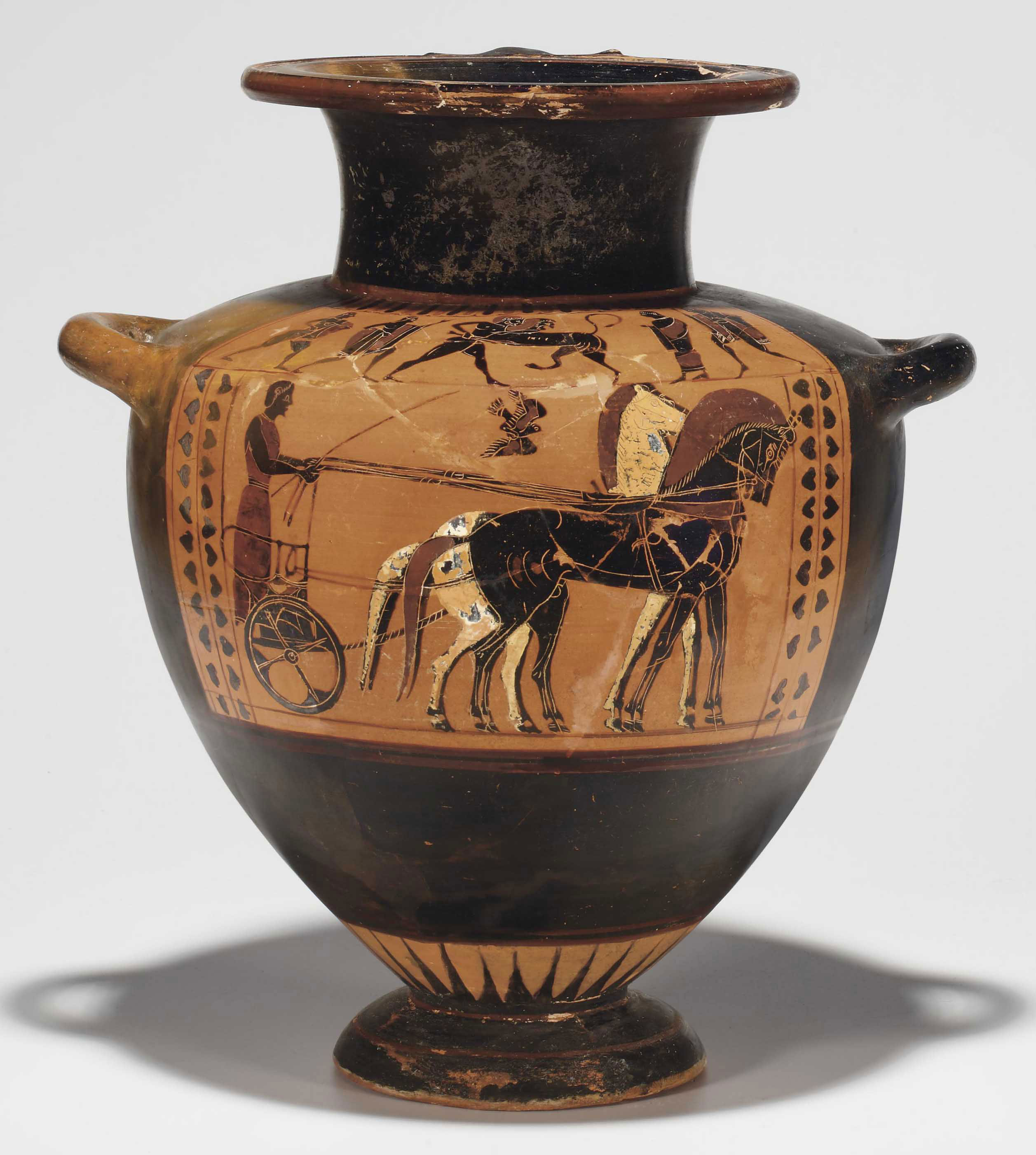 AN ATTIC BLACK-FIGURED HYDRIA