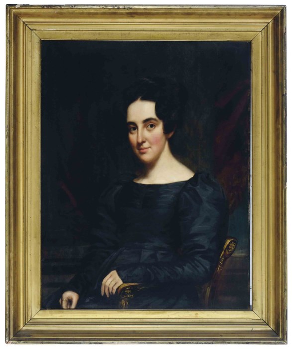 Circle of Thomas Sully (AMERICAN, 1783-1872) , Portrait of a seated ...