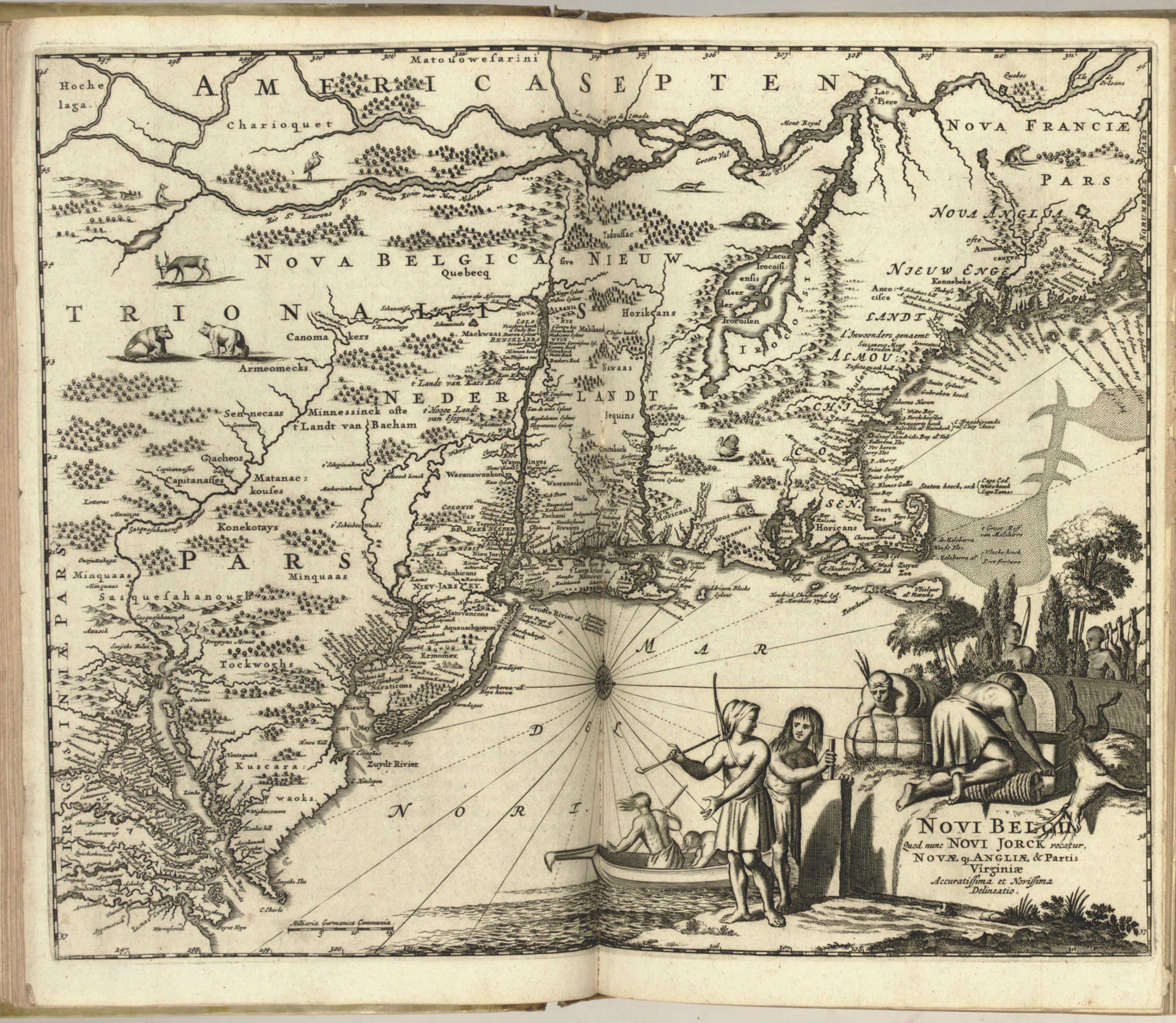 MONTANUS, Arnoldus (1625-1683). De Nieuwe en Onbekende Weereld: of ...