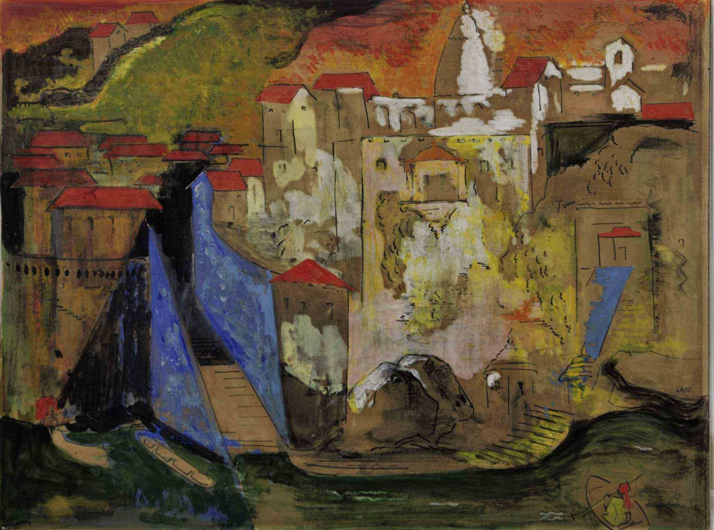 HARI AMBADAS GADE (1917-2001) , Omkareshwar | Christie's