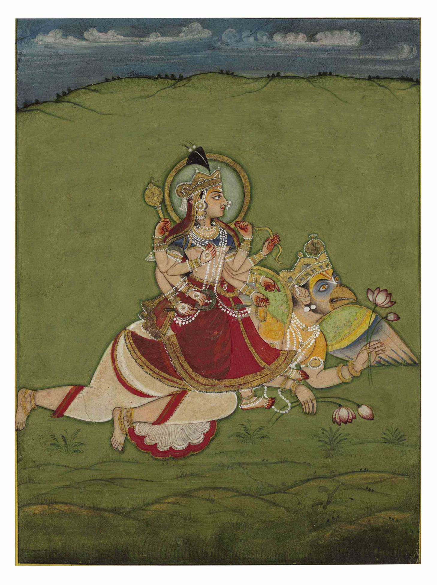 Vishnu and Garuda , INDIA, RAJASTHAN, CIRCA 1780 | Christie's