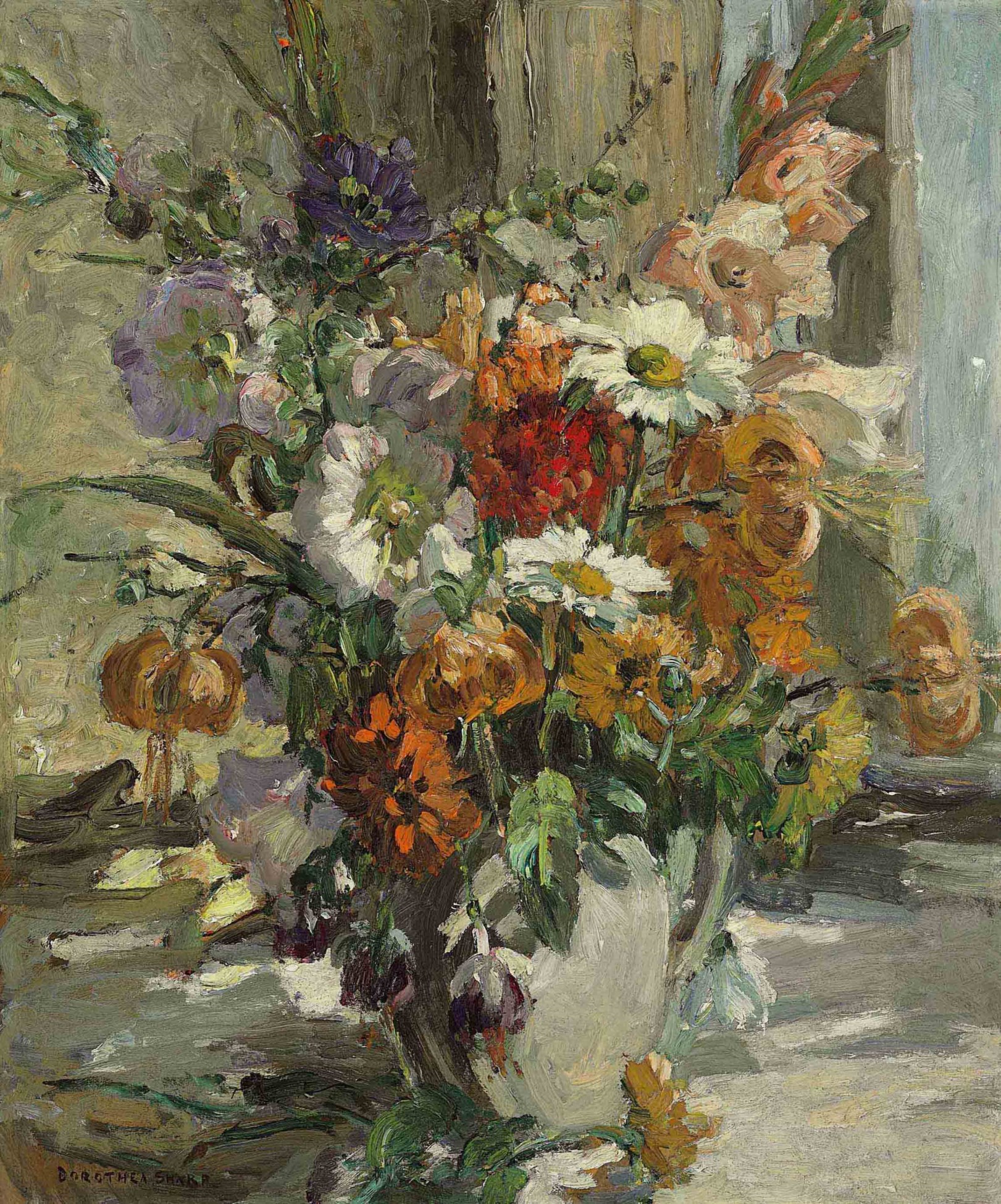 Dorothea Sharp (1874-1955) , Summer Flowers | Christie's