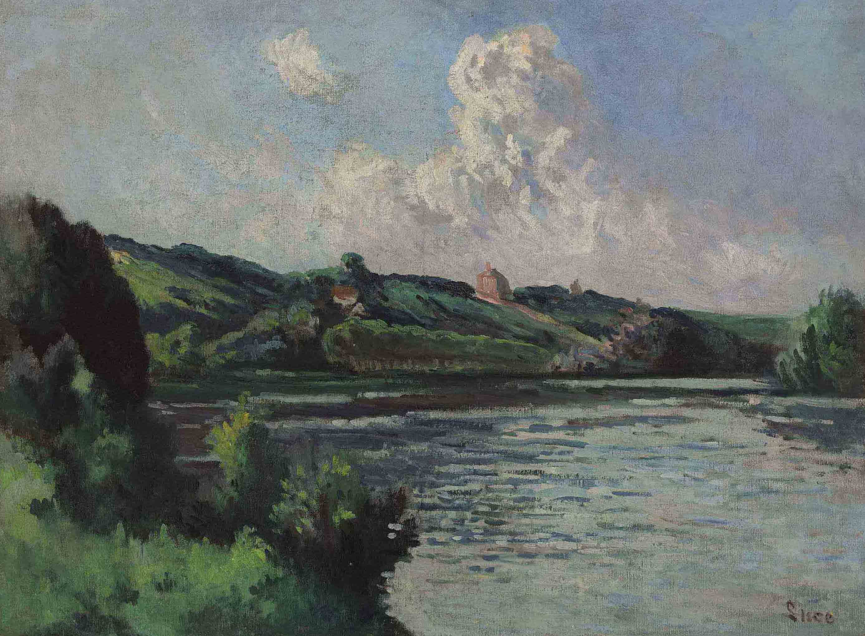 Maximilien Luce (1858-1941) , Paysage de Rolleboise | Christie's