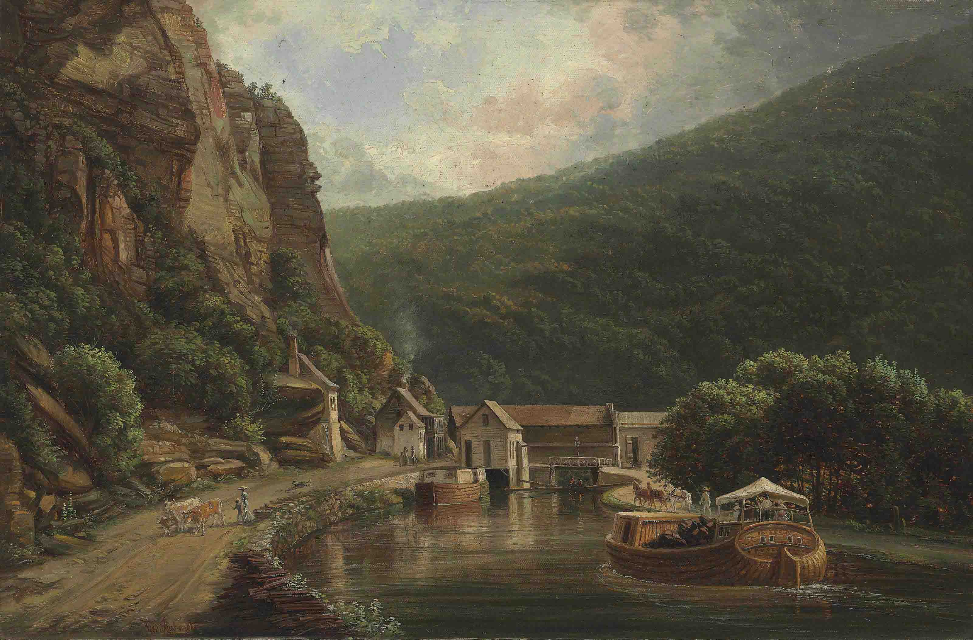 Ferdinand Richardt (1819-1895) , Harpers Ferry | Christie's
