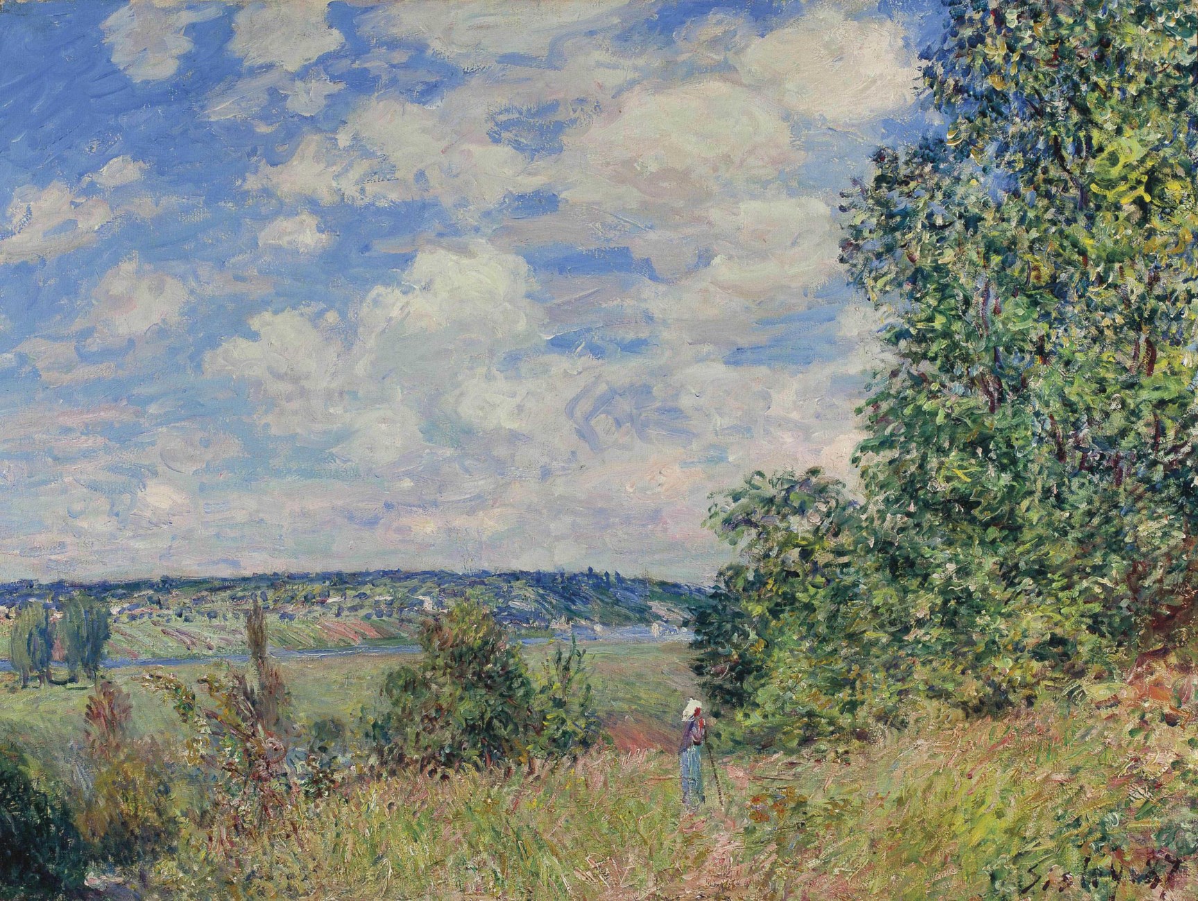 Alfred Sisley (1839-1899) , La fenaison--Après-midi de juin | Christie's
