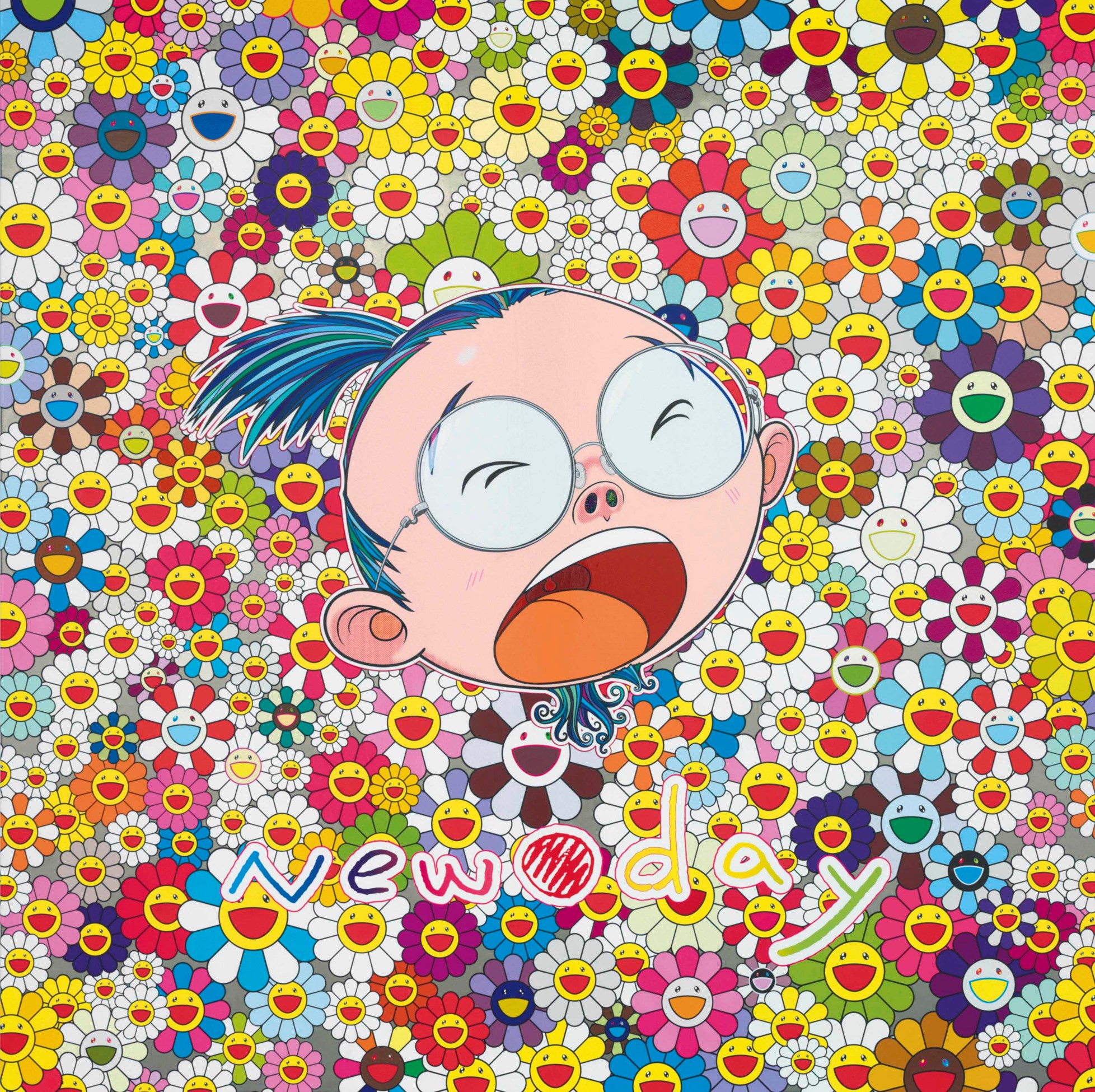 Takashi Murakami (b. 1962) , New day: Face of the Artist | Christie's