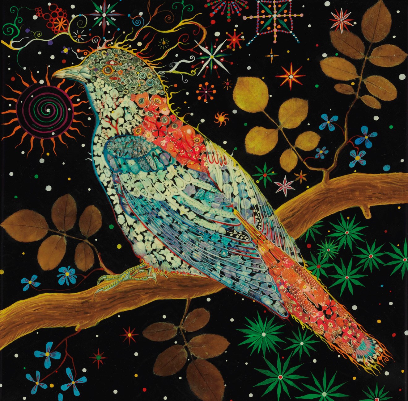 Fred Tomaselli (b. 1956) , Study for Big Bird | Christie's