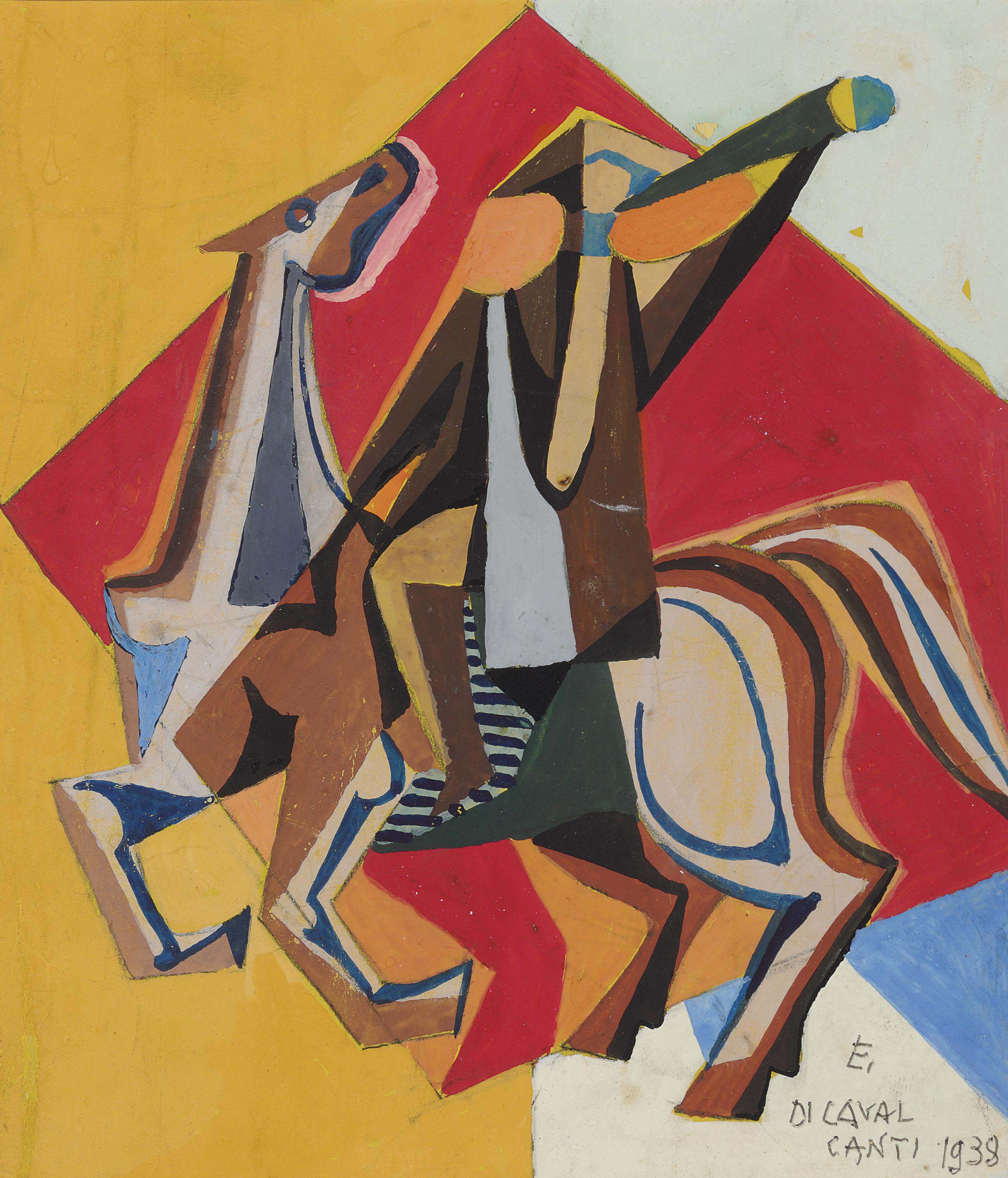 Emiliano di Cavalcanti (Brazilian 1897-1976) , Untitled (Heralds ...
