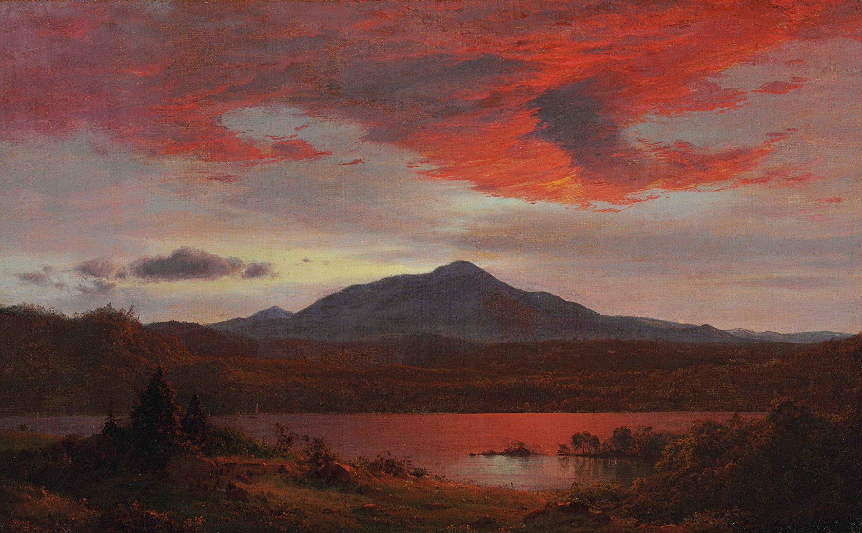 Frederic Edwin Church (1826-1900) , Twilight | Christie's
