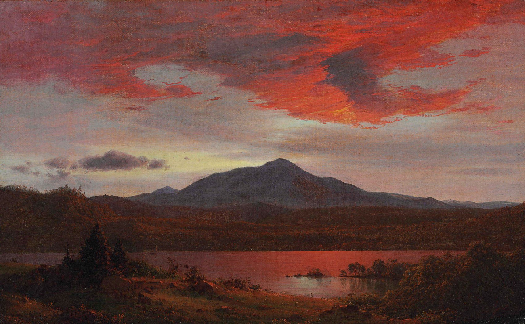 Frederic Edwin Church (1826-1900) , Twilight | Christie's